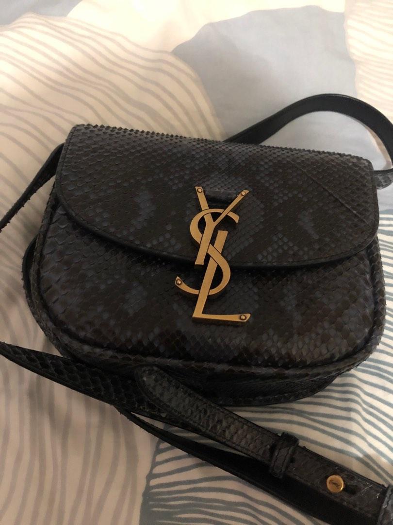 YSL SMALL SATCHEL IN PYTHON, Women's Fashion, Bags & Wallets, Shoulder ...