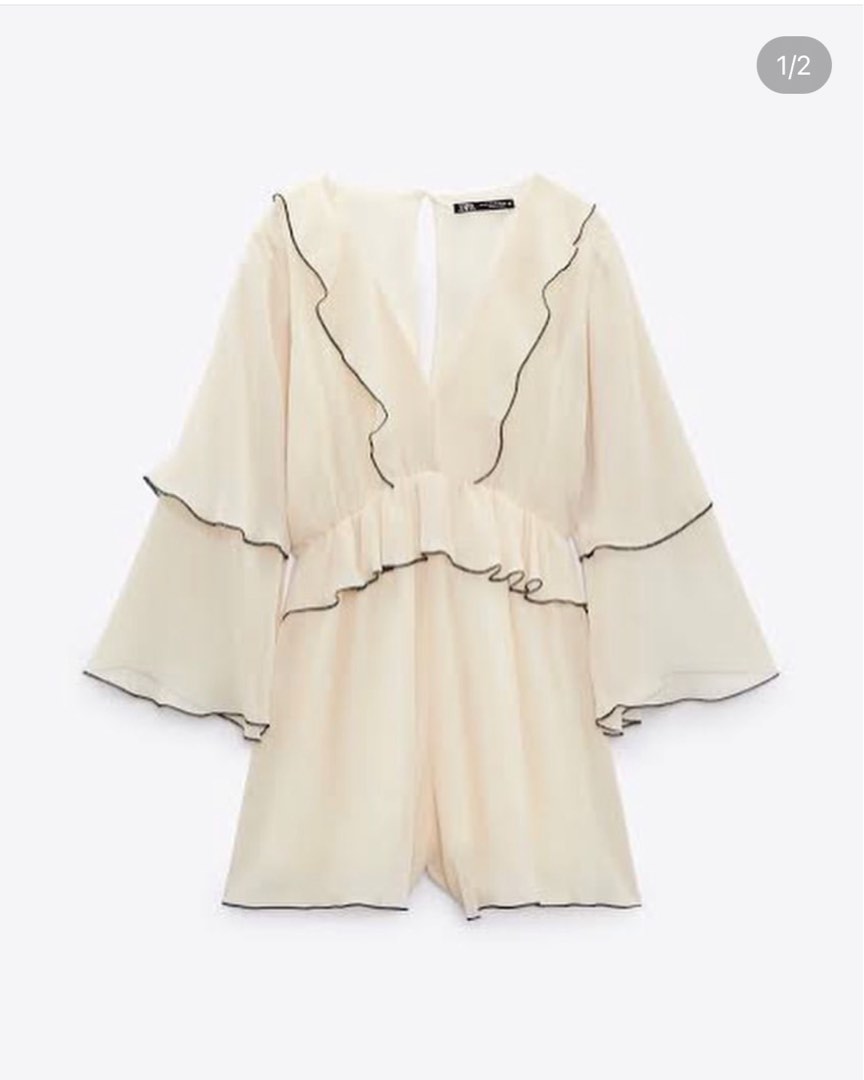 Brand New Zara Romper, Women's Fashion, Dresses & Sets, Rompers on ...