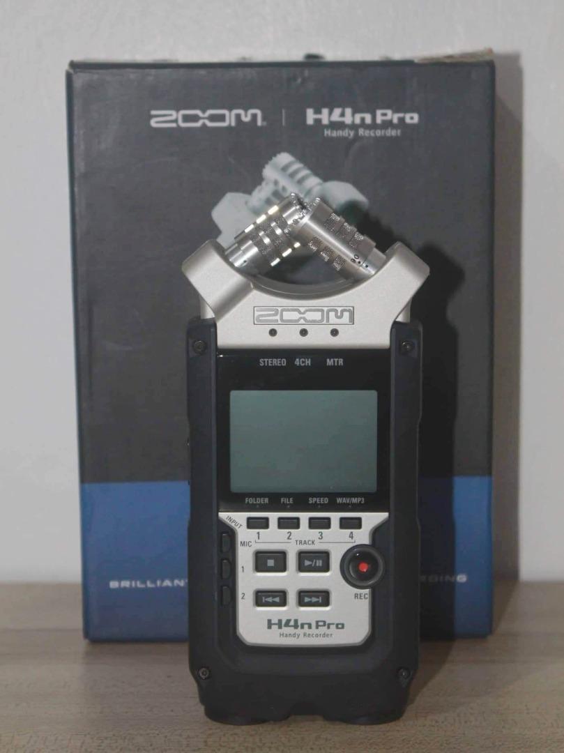 Zoom H4nPro 4-Track Portable Recorder, Audio, Voice Recorders on Carousell