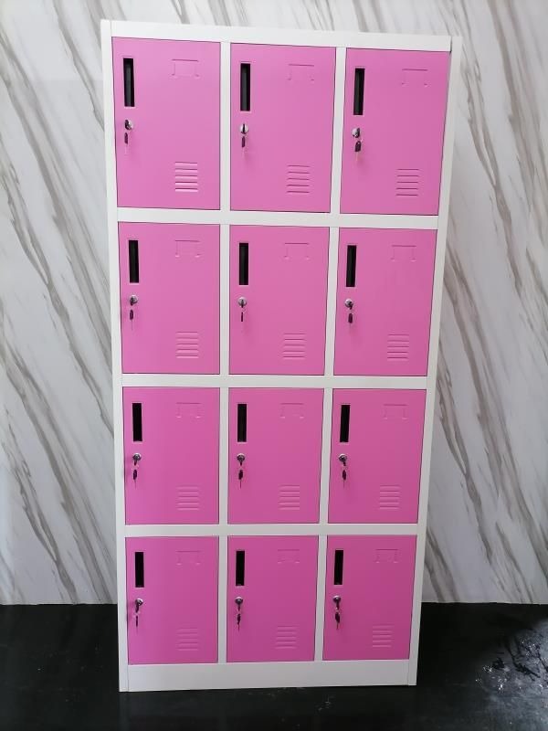 12 Doors Metal Locker, Furniture & Home Living, Furniture, Shelves ...