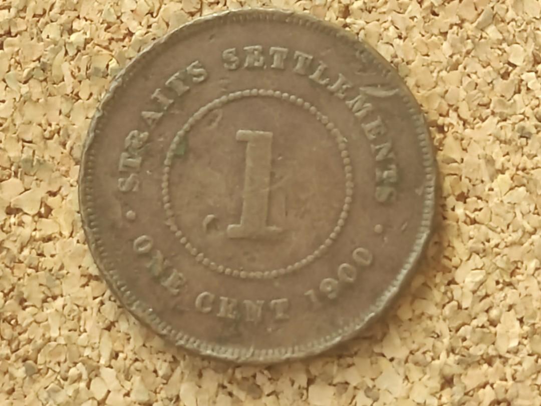 1900 One Cent - Straits Settlements (British Malaysia), Hobbies & Toys ...