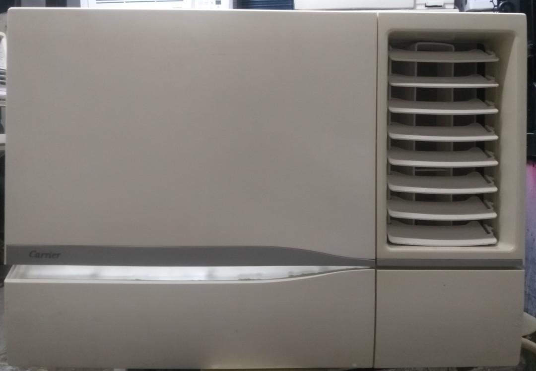 1hp carrier inverter grade aircon window type, TV & Home Appliances ...