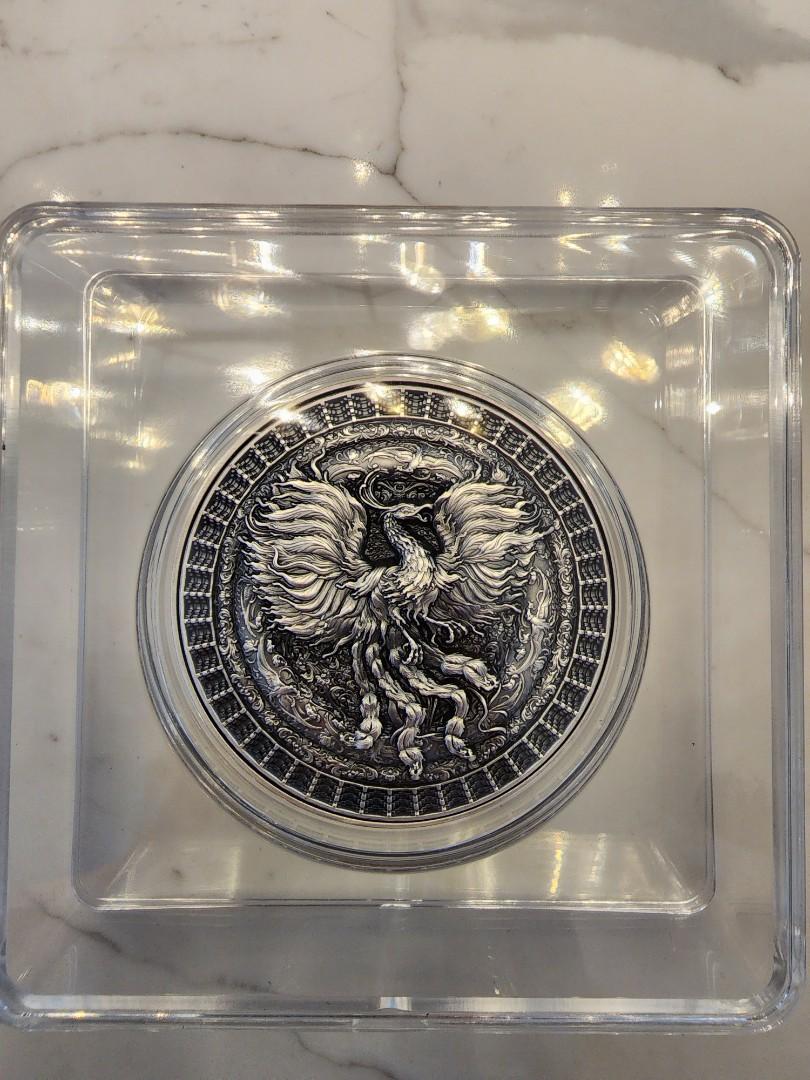 Forbidden Phoenix 2 Oz Silver Coin 2022 Chad, Hobbies & Toys ...