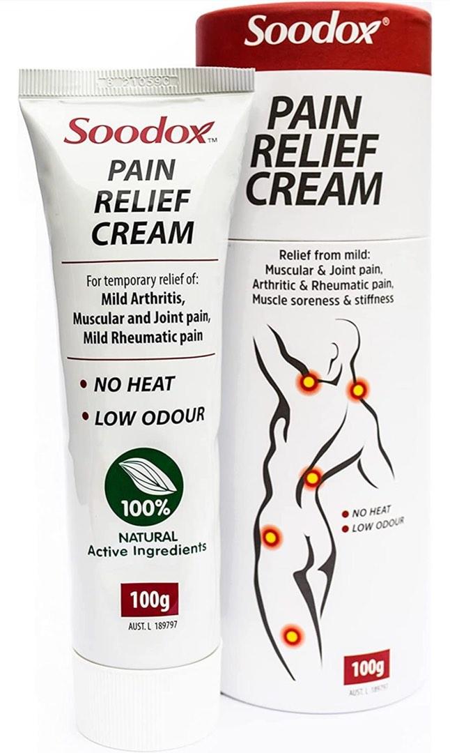 澳洲 Soodox Pain Relief Cream 天然痛楚舒緩軟膏 100g doxton 止痛膏, 健康及營養食用品, 按摩紓緩用品 ...