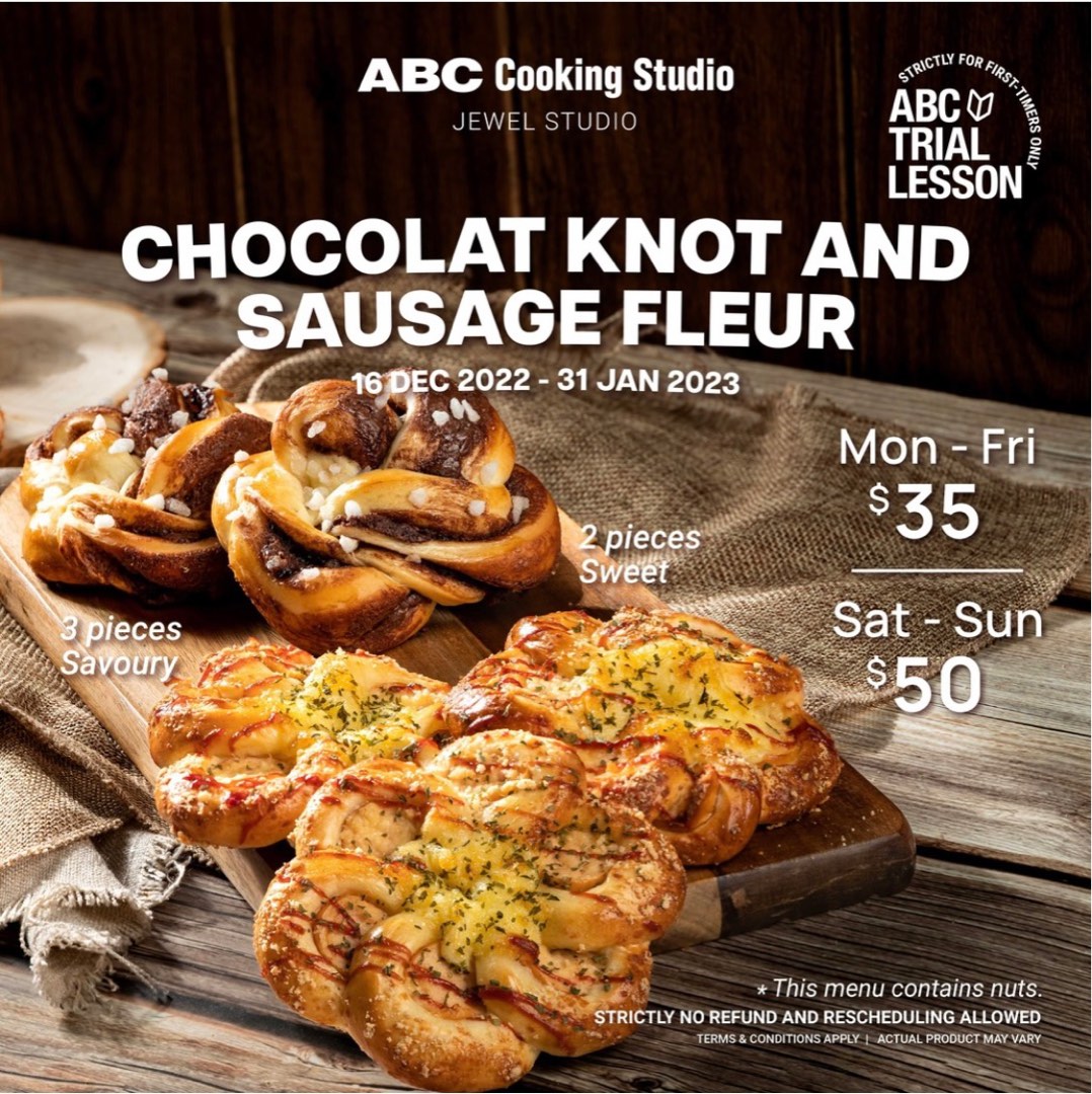 ABC Cooking Studio Trial, Food & Drinks, Homemade Bakes on Carousell