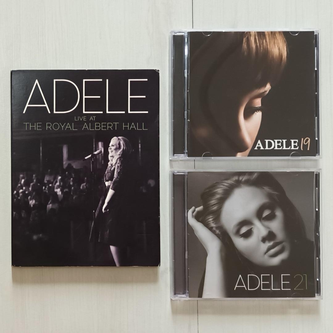 4 DISCS: ADELE 19, 21 and LIVE AT THE ROYAL ALBERT HALL CD/DVD BUNDLE ...