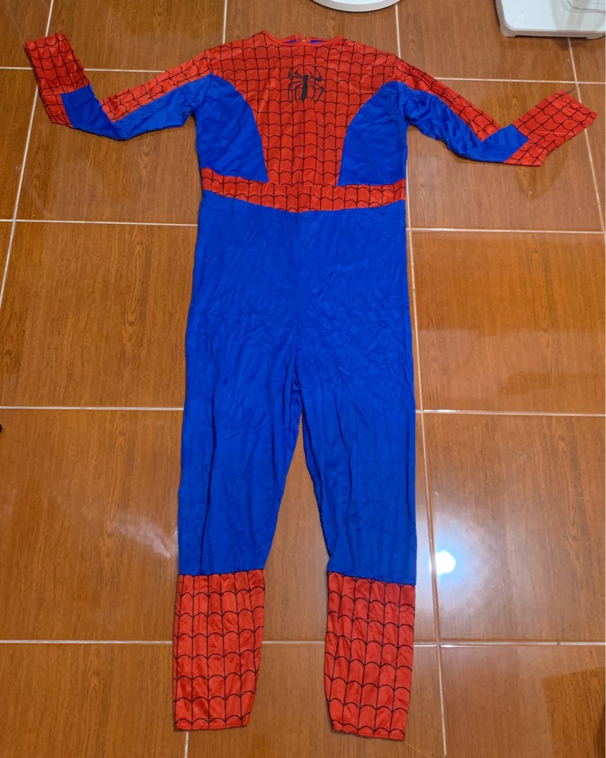 ADULT SPIDER MAN COSTUME, Men's Fashion, Tops & Sets, Sets ...