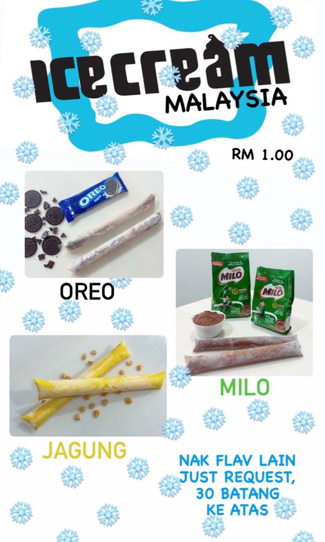 Aiskrim Malaysia, Food & Drinks, Chilled & Frozen Food on Carousell