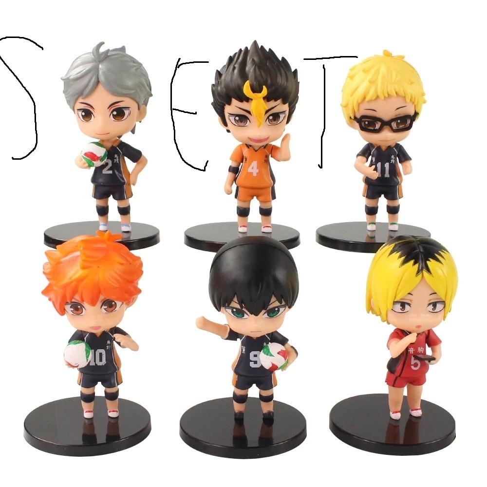 Anime Haikyuu Action Figure Big Head Kenma Hinata Shoyo Tobio Koushi ...