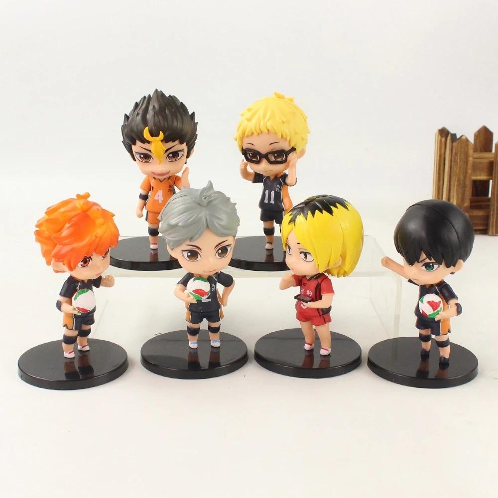 Anime Haikyuu Action Figure Big Head Kenma Hinata Shoyo Tobio Koushi ...