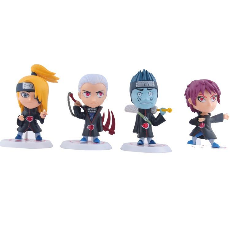 Anime Naruto Shippuden Akatsuki Pain Hidan Kakuzu Action Figure PVC ...