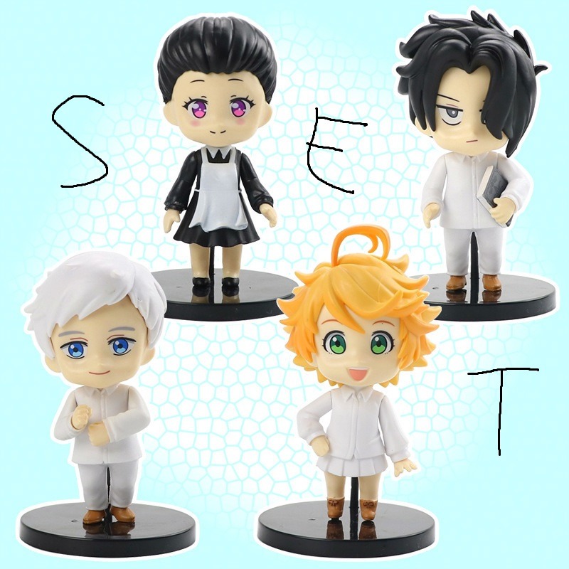 Anime The Promised Neverland Emma Norman Ray action figure PVC model ...
