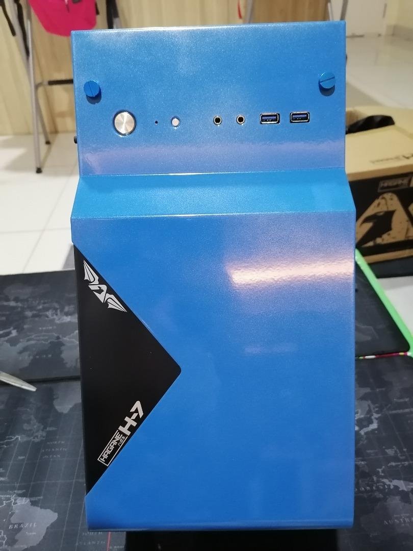 Armaggeddon Hagane H7 Triangular Micro ATX PC Case, Computers & Tech ...