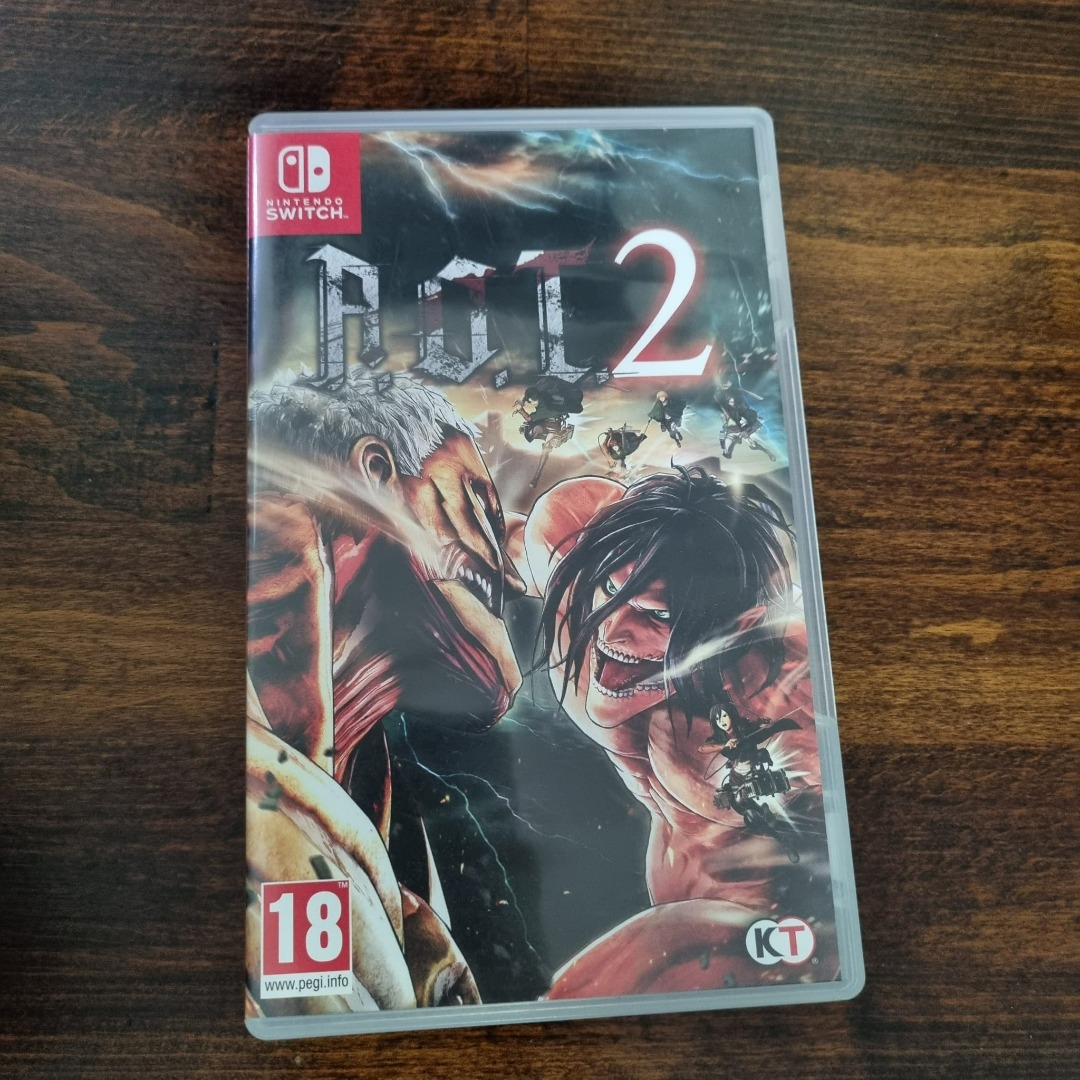 Attack on Titan 2 AOT2 A.O.T Nintendo Switch Game, Video Gaming, Video ...