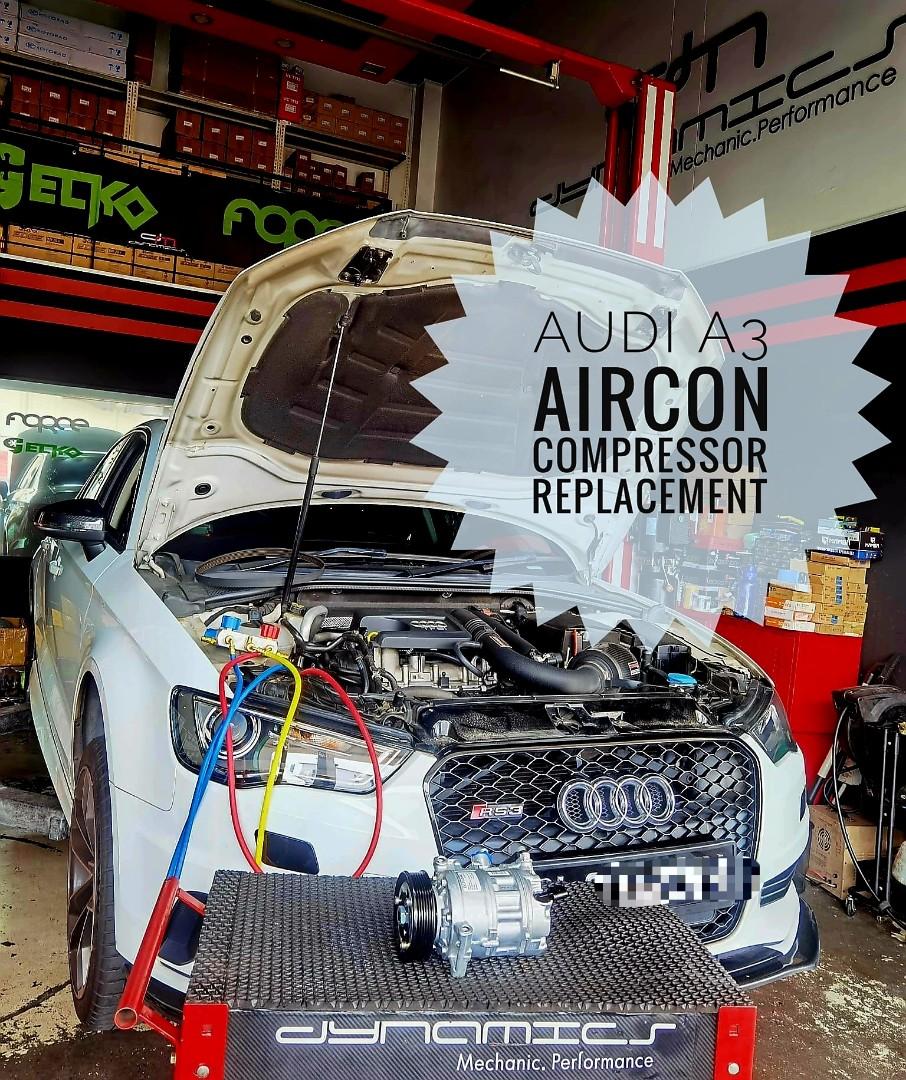 Audi : Aircon Compressor replacement, Car Accessories, Car Workshops ...
