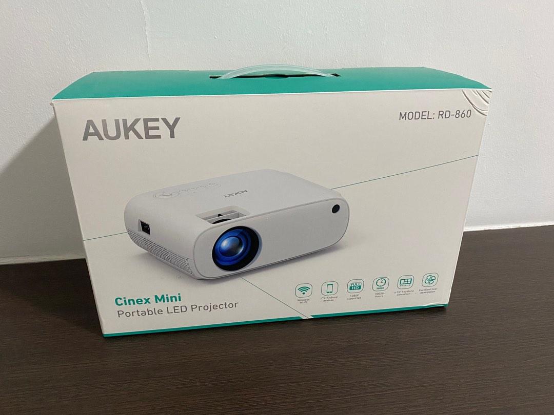 Aukey RD-860 Wi-Fi Mini Projector with 1080p Resolution Smartphone ...