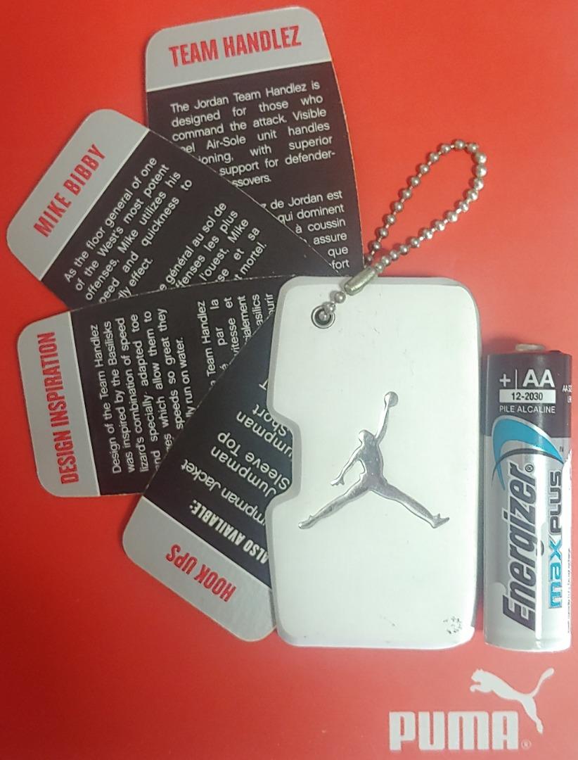 Authentic 2005 Jordan Team Handlez (Mike Bibby) Jumpman Shoe Tag (Rare ...