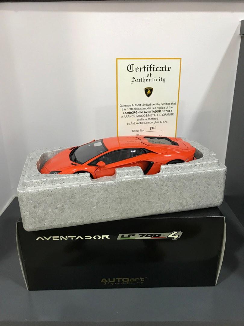 AutoArt Signature Lamborghini Aventador, Hobbies & Toys, Memorabilia ...