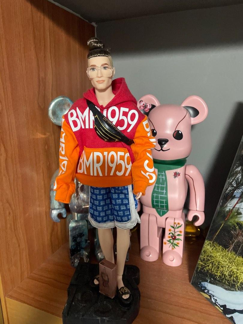 Barbie Ken made to move GHT93 BMR1959 Bold Logo Hoodie and Shorts Doll ...