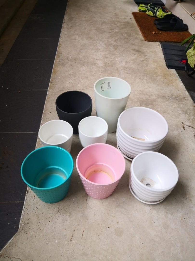 Beautiful Ceramic plant pots, Furniture & Home Living, Gardening, Pots ...