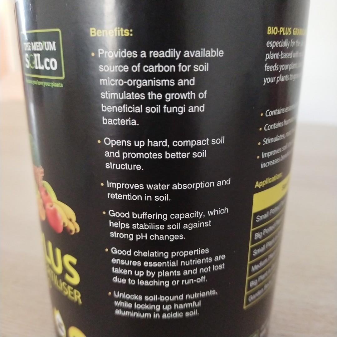 Bio-Plus Granular Fertilizer, Furniture & Home Living, Gardening ...