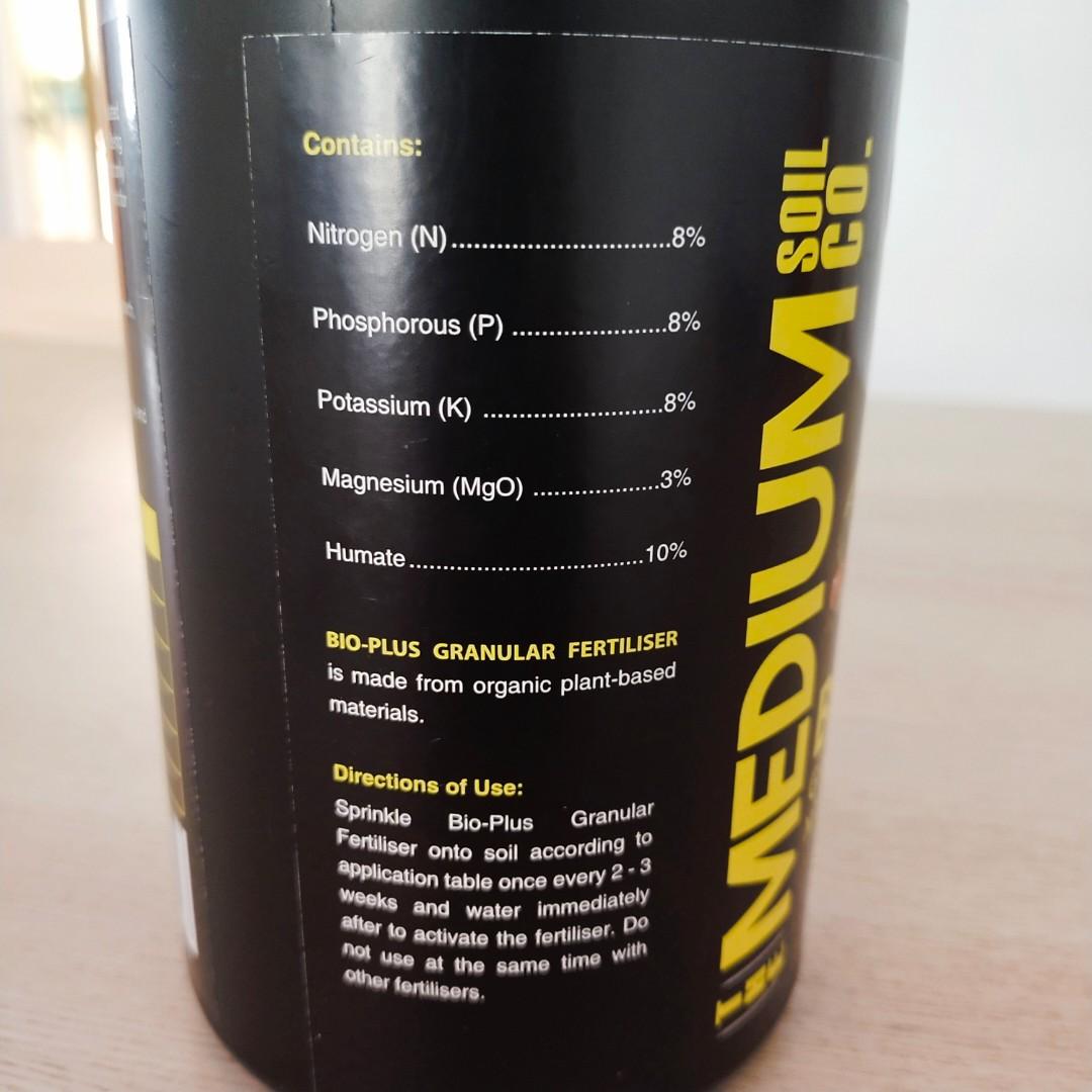 Bio-Plus Granular Fertilizer, Furniture & Home Living, Gardening ...