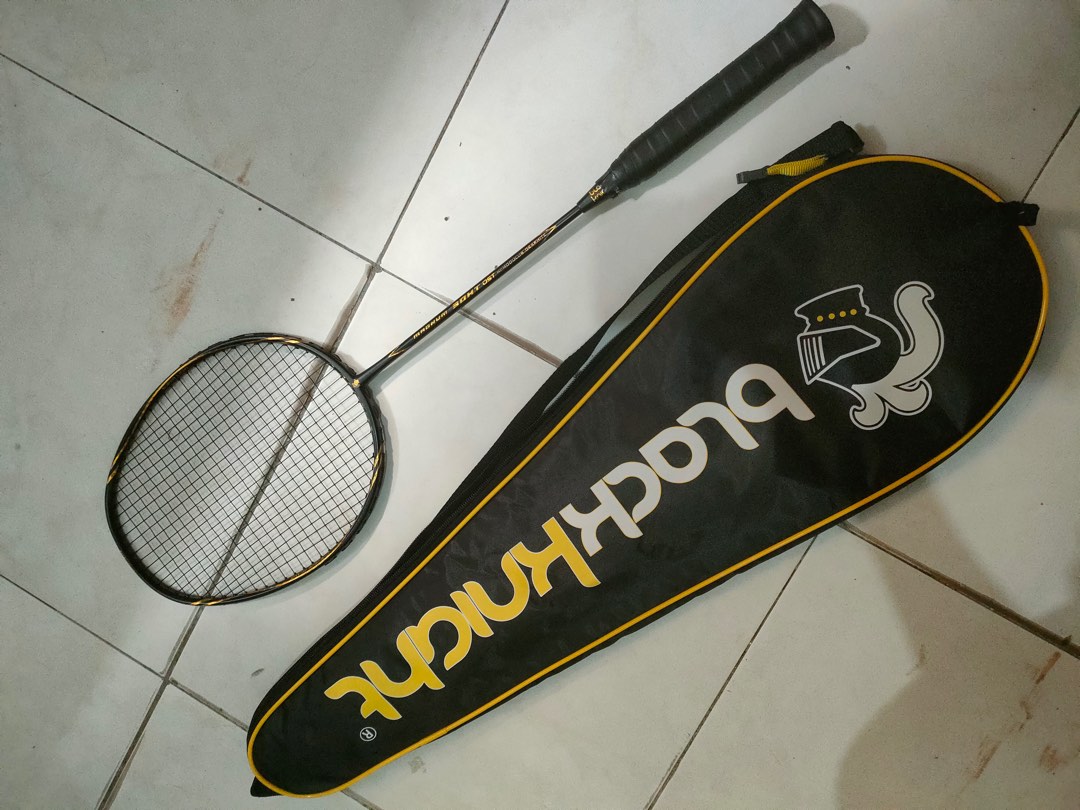 Black Knight Badminton Racket, Sports Equipment, Sports & Games, Racket ...
