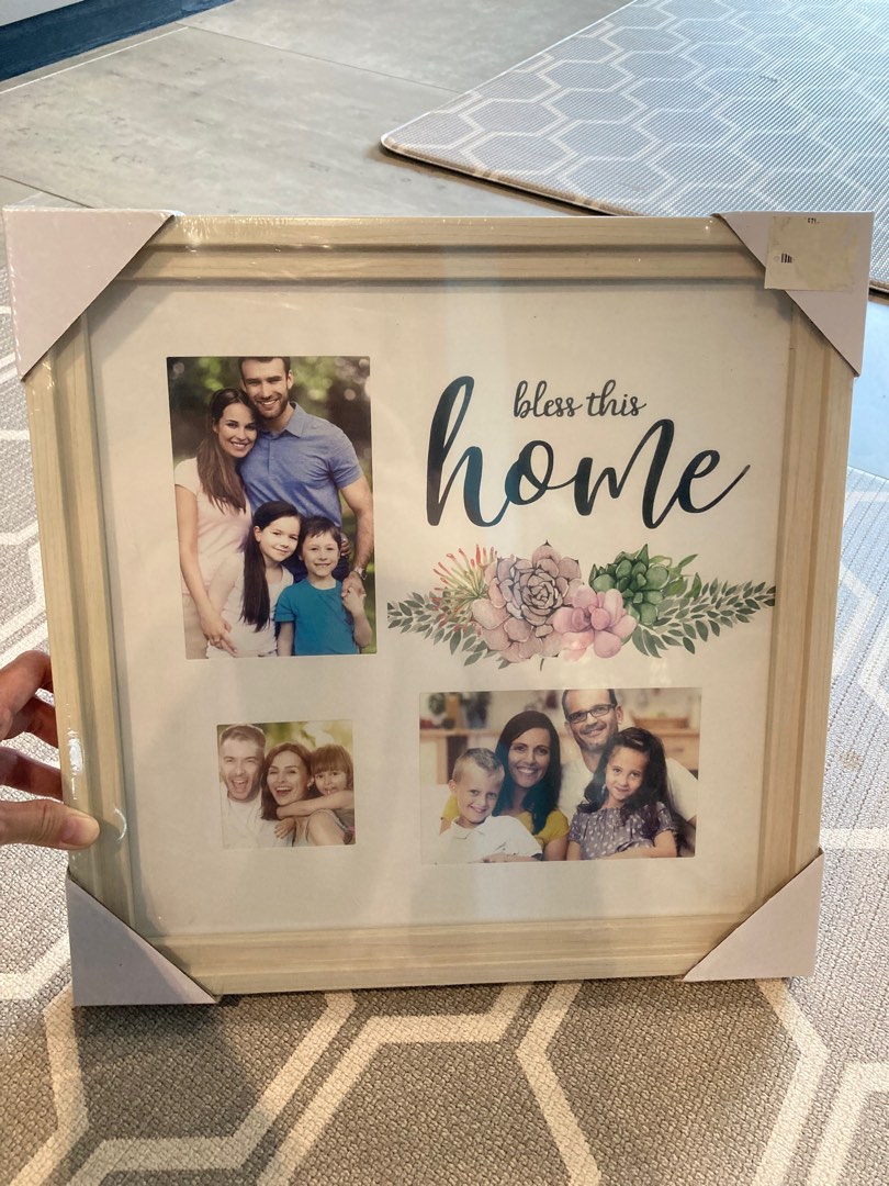 Bless this home photo frame, Furniture & Home Living, Home Decor ...