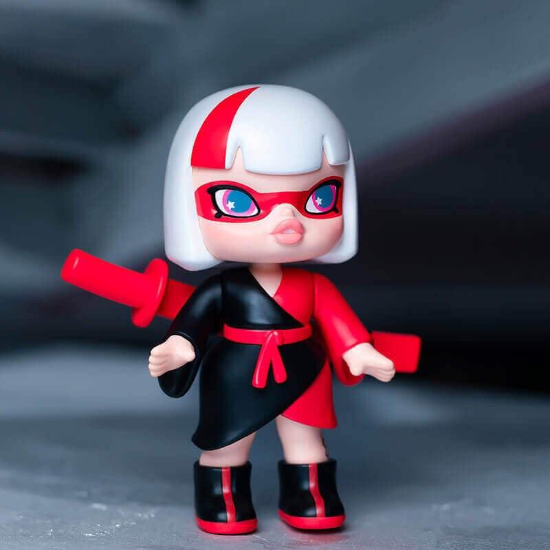 FREE BNIB Rolife x Chocat Warrior Angels - Sakura NOT popmart, Hobbies ...