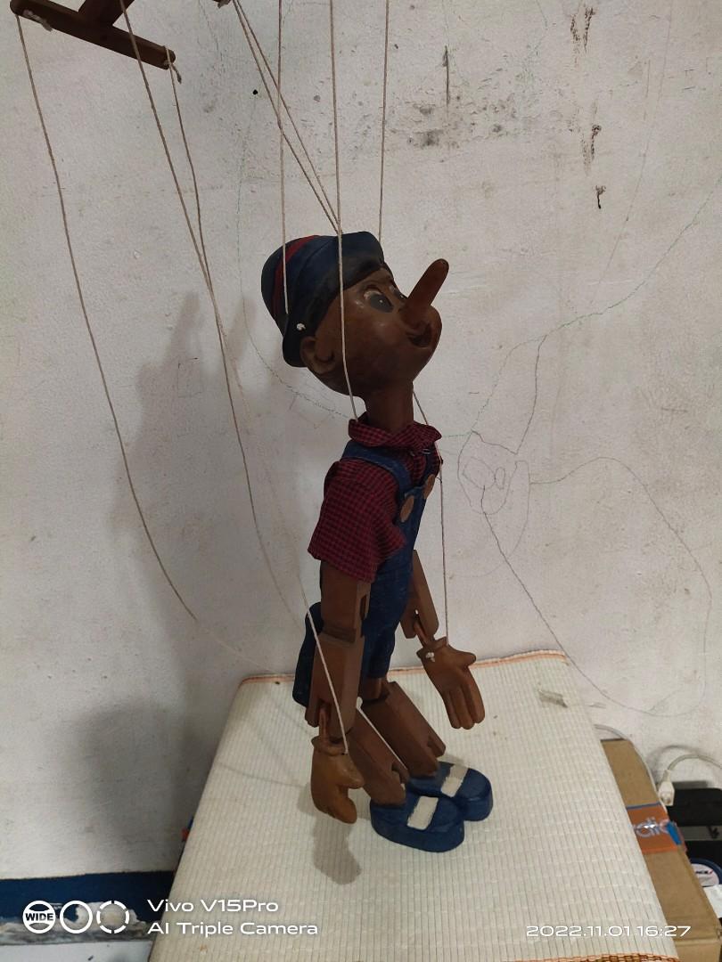 Boneka kayu pinocchio vintage, Toys & Collectibles, Mainan di Carousell