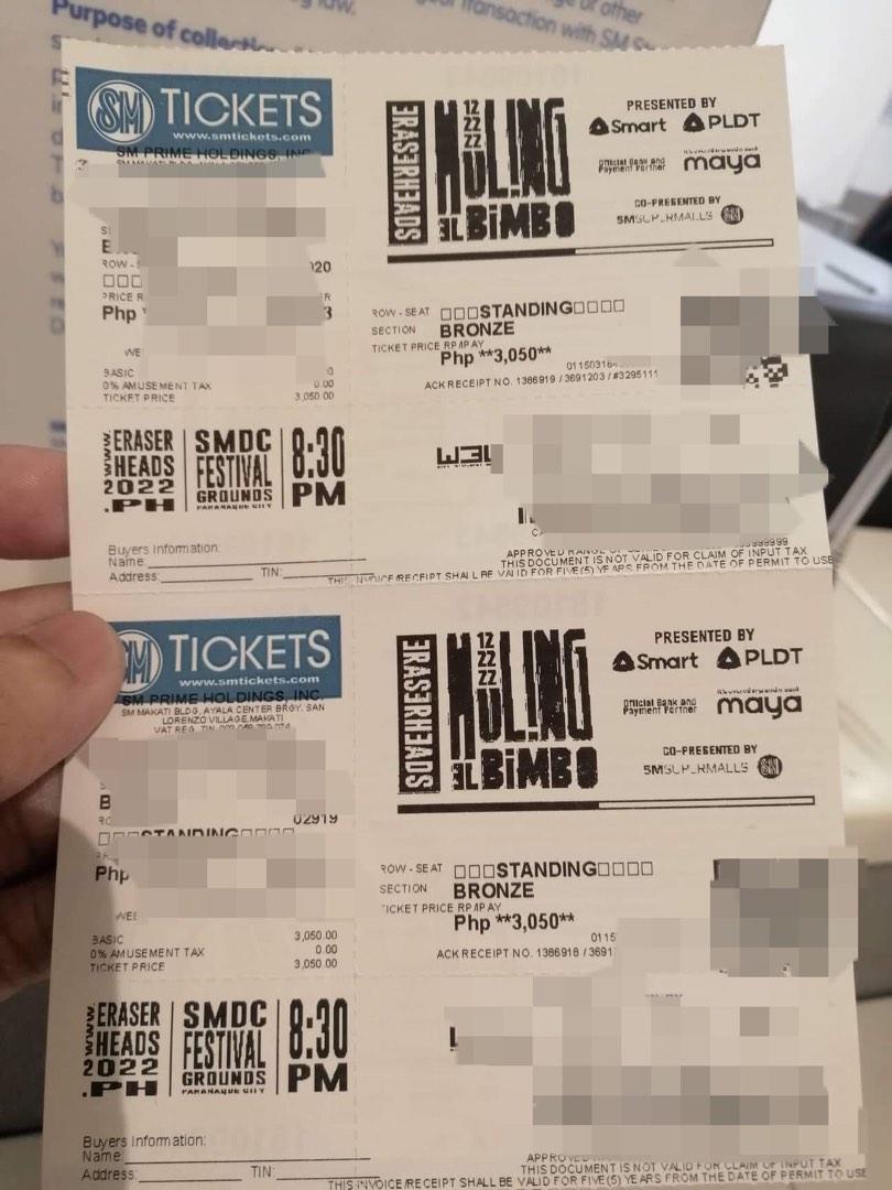 BRONZE Ticket- HULING EL BIMBO, Tickets & Vouchers, Event Tickets on ...