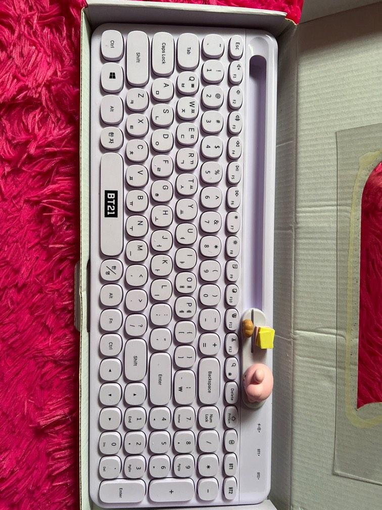 BT21 COOKY keyboard, Computers & Tech, Parts & Accessories, Computer ...