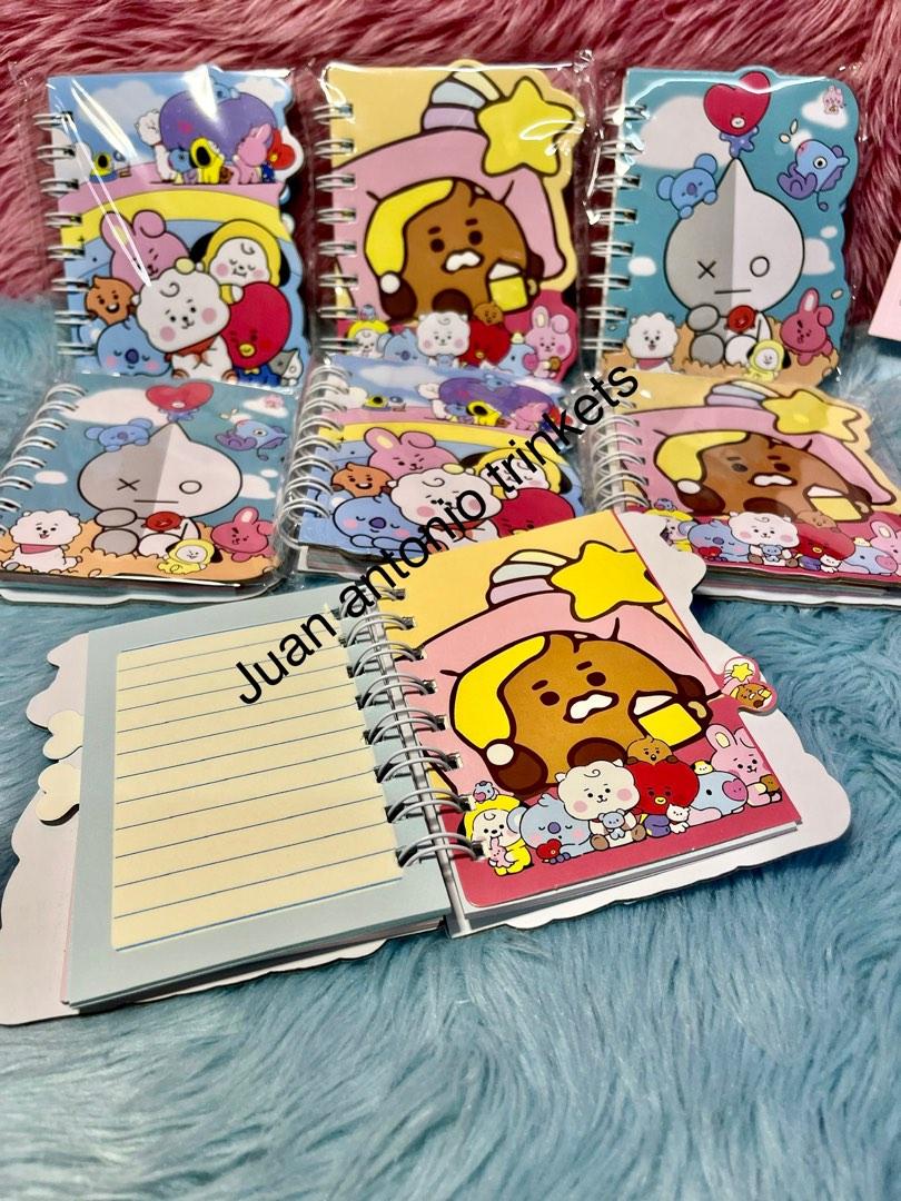 BT21 Spiral Lined Notepad, Hobbies & Toys, Stationary & Craft ...
