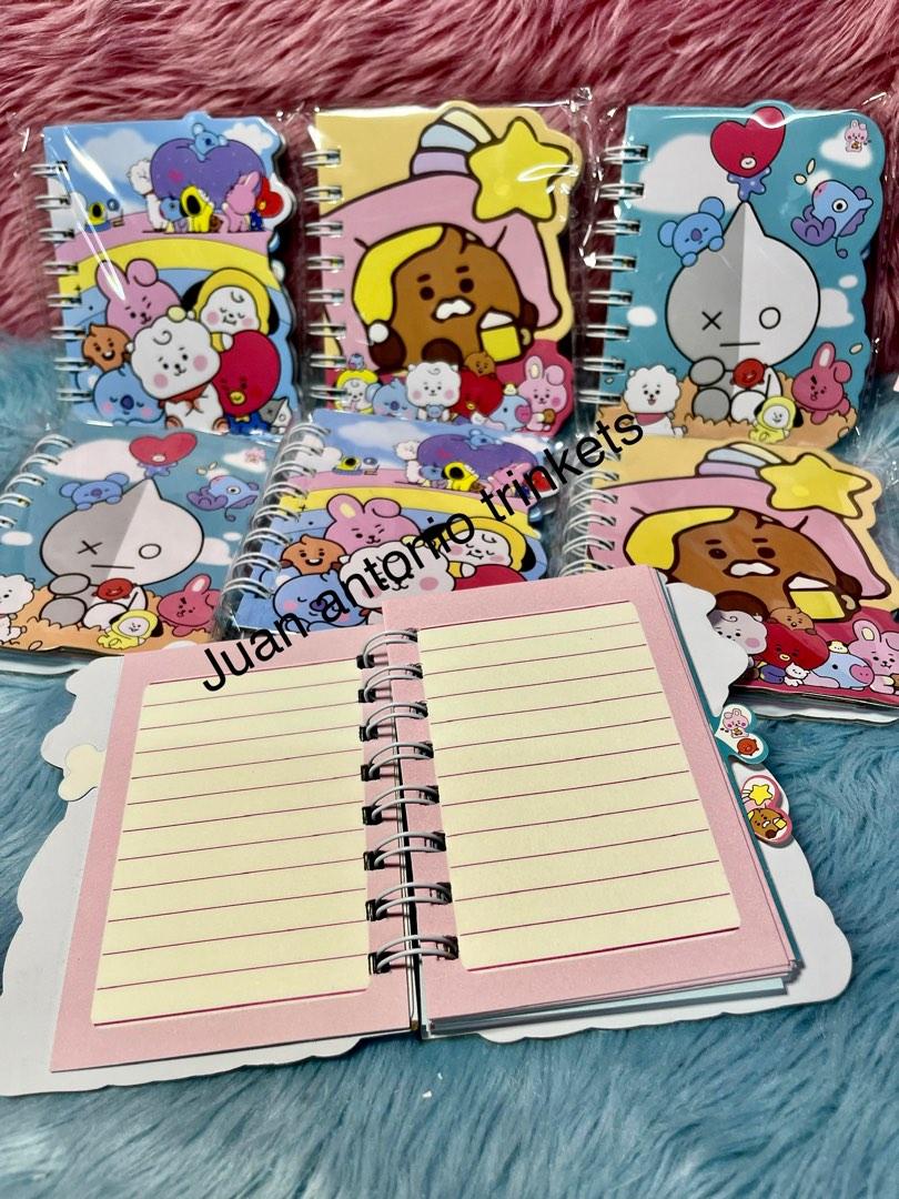 BT21 Spiral Lined Notepad, Hobbies & Toys, Stationary & Craft ...