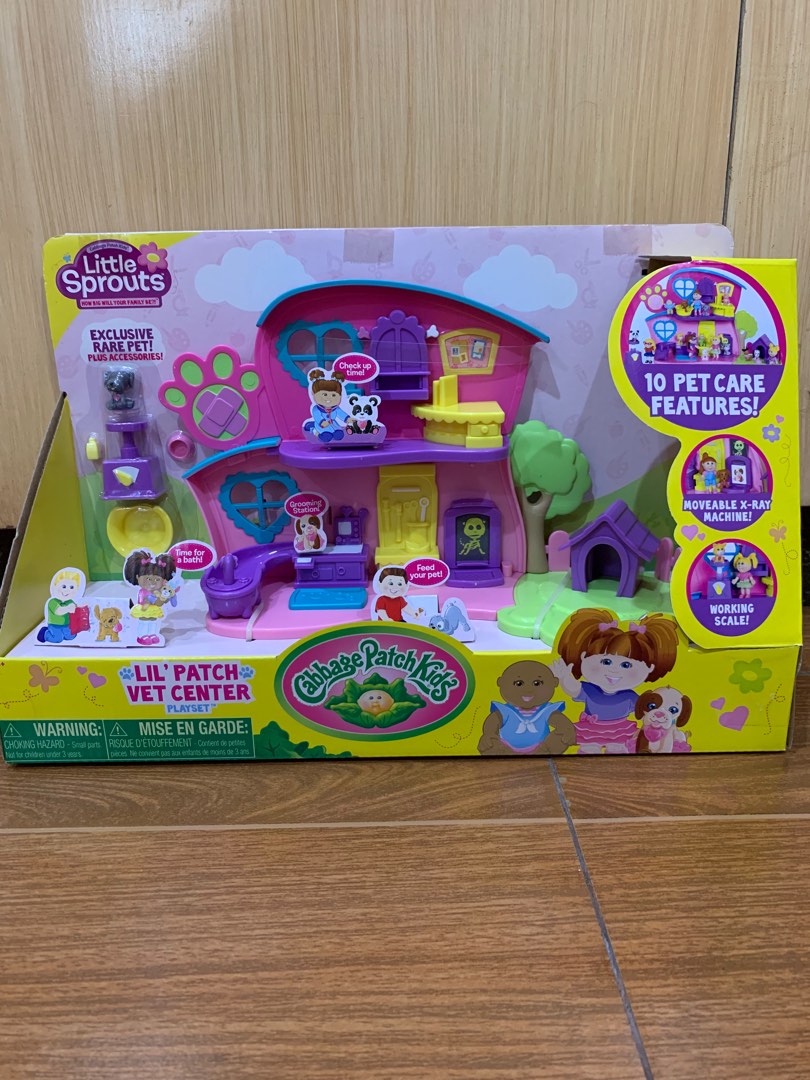 Cabbage Patch Kids Little Sprouts Lil' Patch Vet Center Playset ...