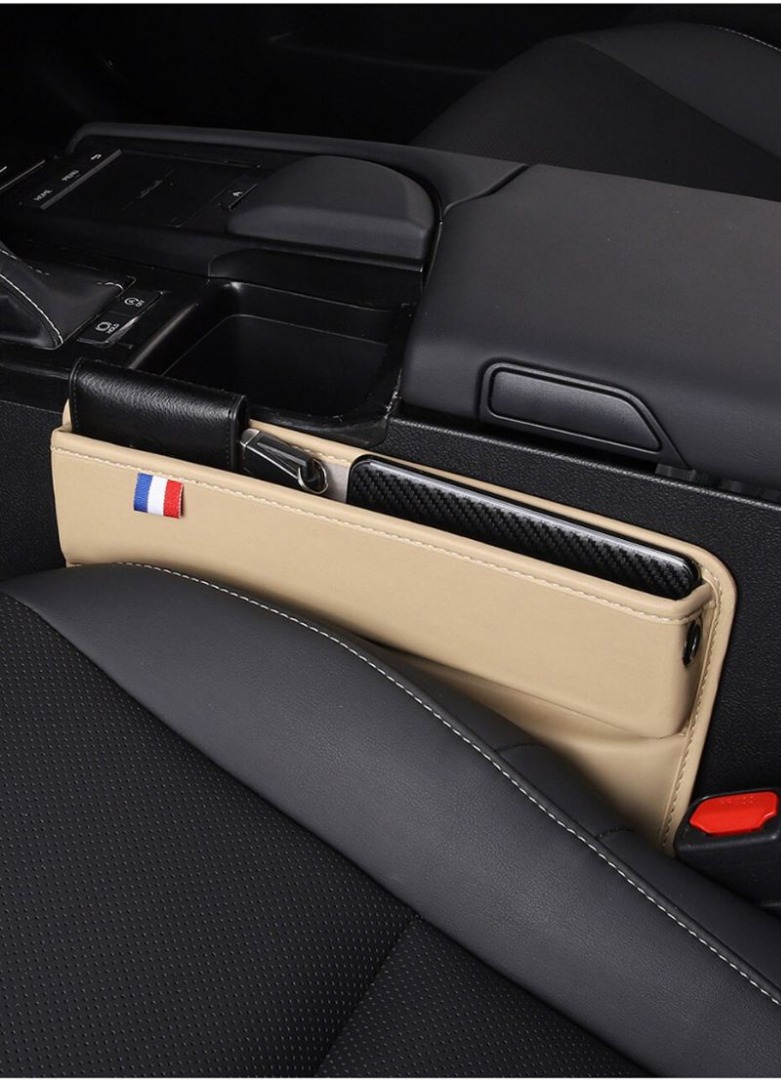Car Seat Gap Storage Box Interior Seats Side Crevice Organizer Box Multi function Car Storage Pocket Universal For Key Car Accessories Accessories on Carousell
