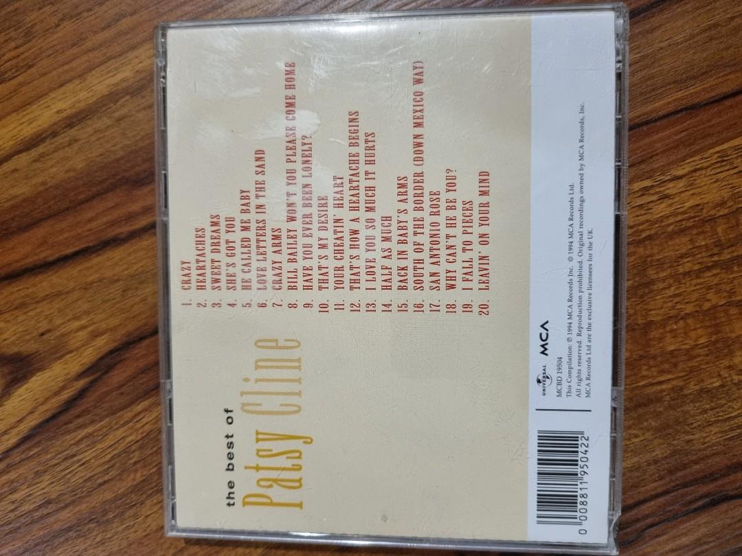 CD The Best Of Patsy Cline, Hobbies & Toys, Music & Media, CDs & DVDs ...