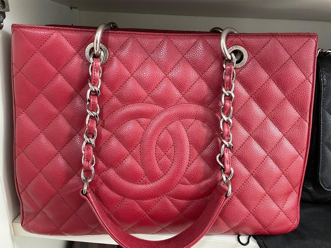 Chanel GST Red FULL Sets, Luxury, Bags & Wallets on Carousell