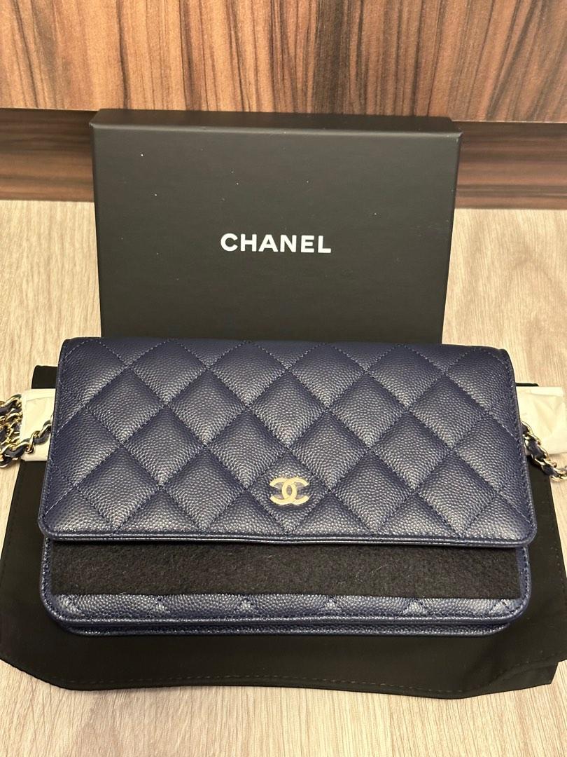 Chanel WOC Navy Caviar, Luxury, Bags & Wallets on Carousell