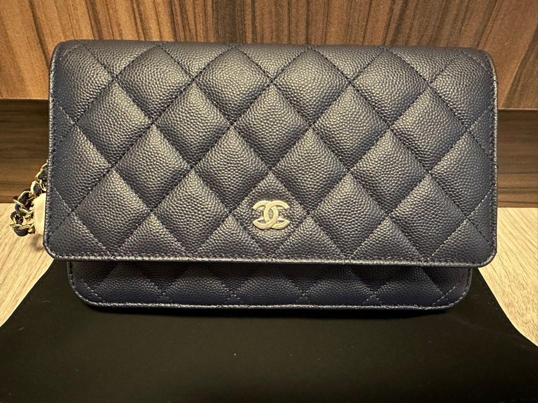 Chanel WOC Navy Caviar, Luxury, Bags & Wallets on Carousell