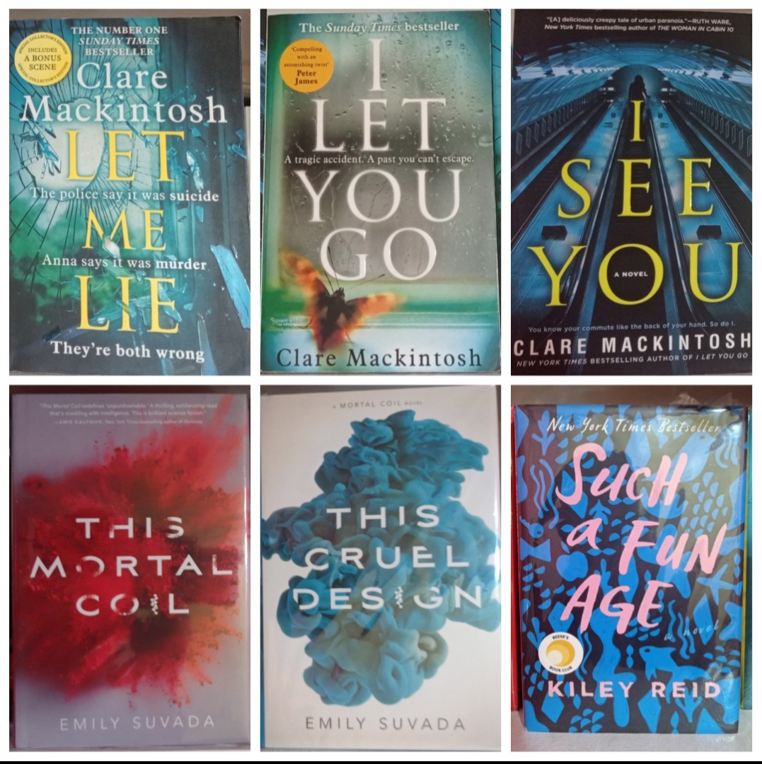Clare Mackintosh, Such a fun age, This mortal coil duology, Hobbies ...