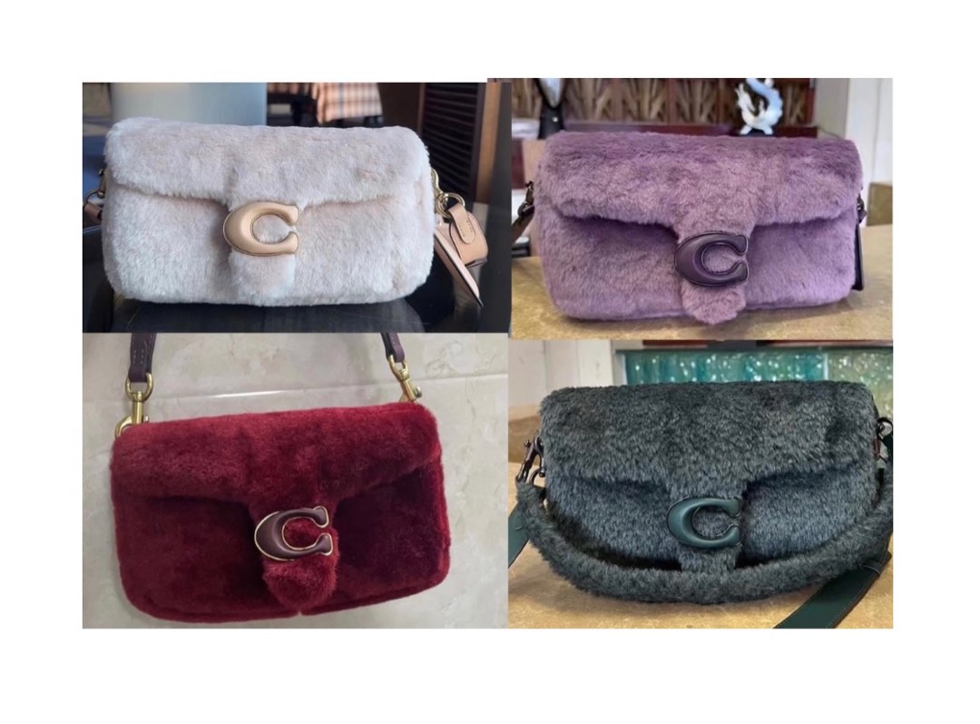 Coach New Tabby 26 Furry Bag, Women's Fashion, Bags & Wallets, Shoulder ...