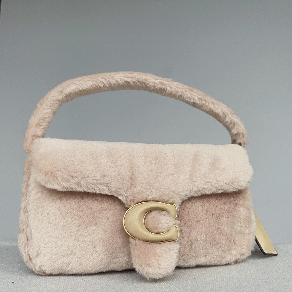 Coach New Tabby 26 Furry Bag, Women's Fashion, Bags & Wallets, Shoulder ...