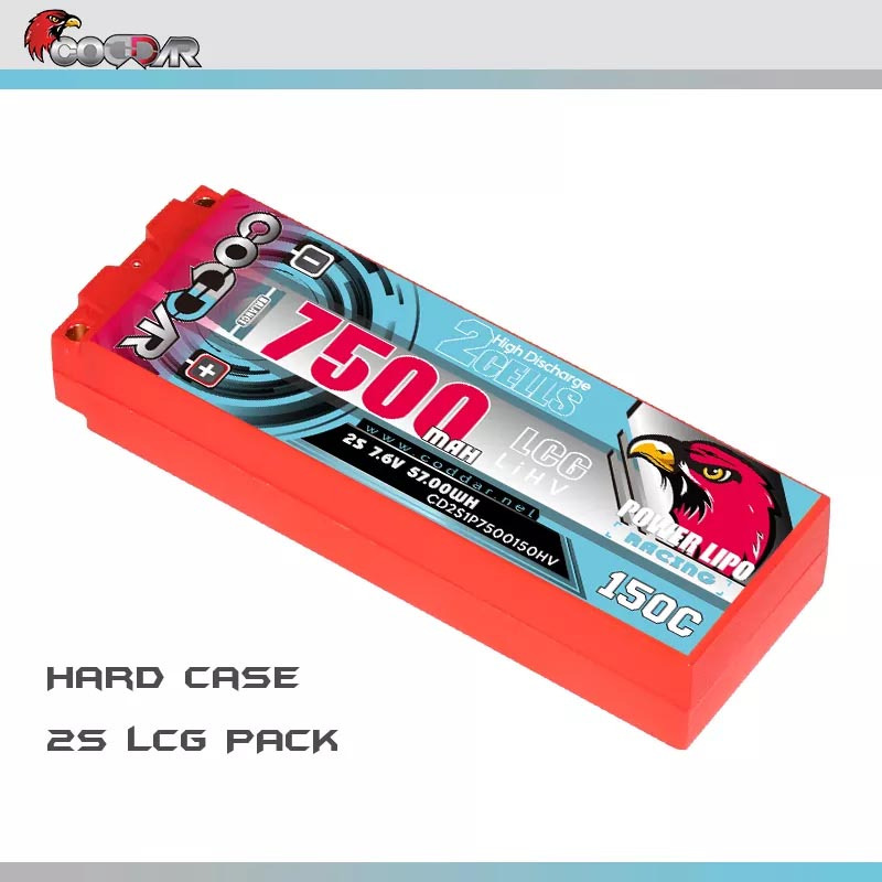 Coddar 7500/150C 2s 5mm Bullet Lipo Shorty. Not Gaoneng LRP Nosram ...