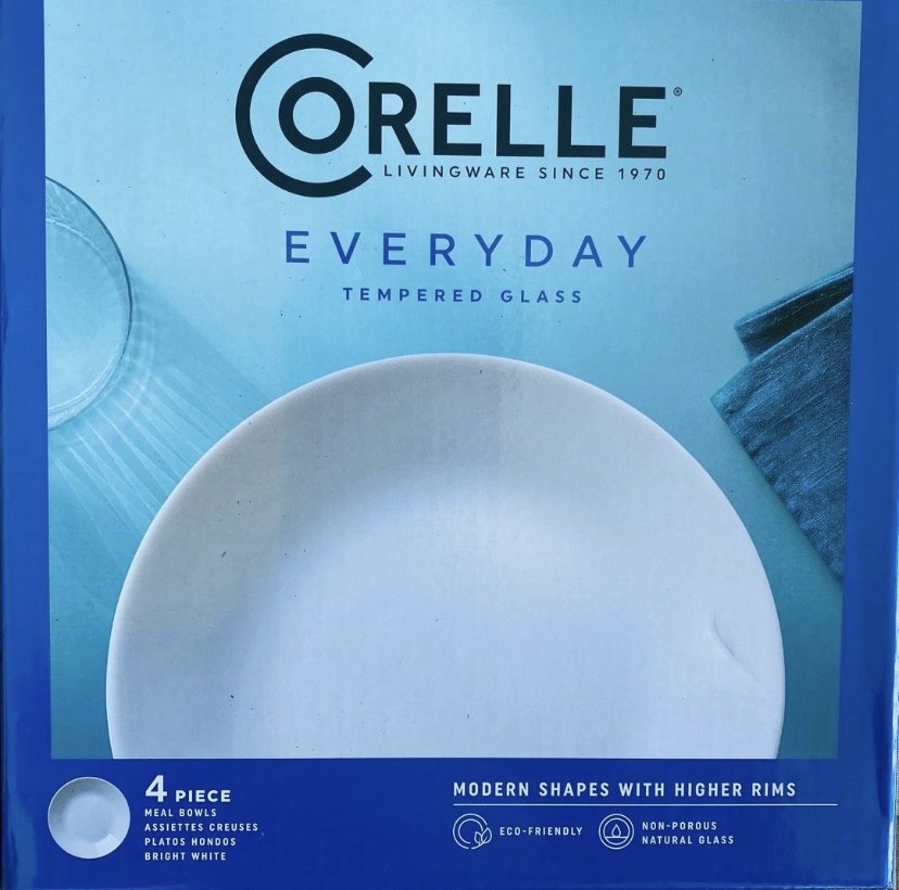 Corelle Everyday 4pc, Furniture & Home Living, Kitchenware & Tableware ...