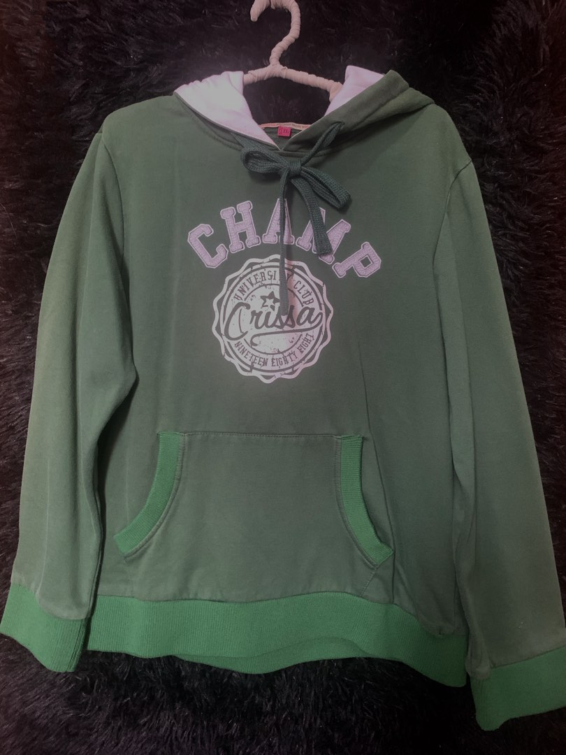 Crissa Emerald Green Hoodie, Women's Fashion, Coats, Jackets and ...