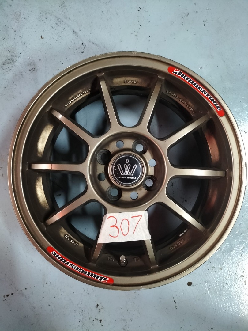 Crown Wheels Rim Set, Car Accessories, Tyres & Rims on Carousell