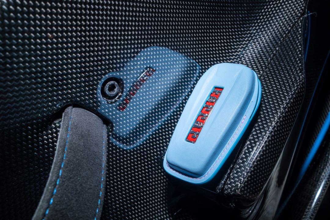 Custom Made Ferrari 488 Pista Car Key in Baby Blue Nappa, Luxury ...