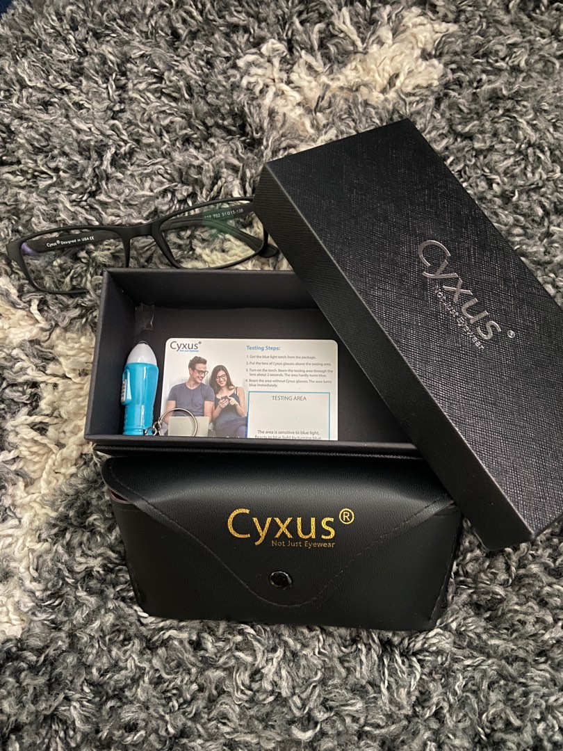 Cyxus Anti Radiation Glasses, Women's Fashion, Watches & Accessories ...