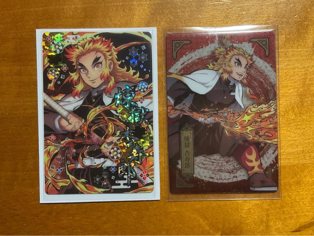 demon slayer rengoku kyojuro card set ULTRA RARE kimetsu no yaiba wafer ...